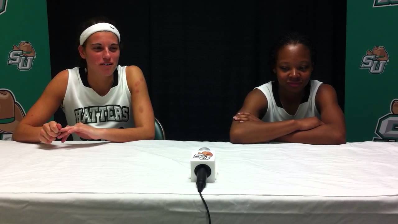 Women's Basketball vs. FAMU - Jama Sharp / Victoria McGowan Interview ...