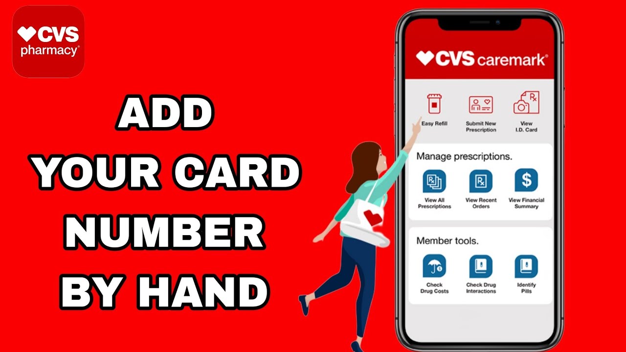 How To Add Your Card Number By Hand On CVS Pharmacy App - YouTube