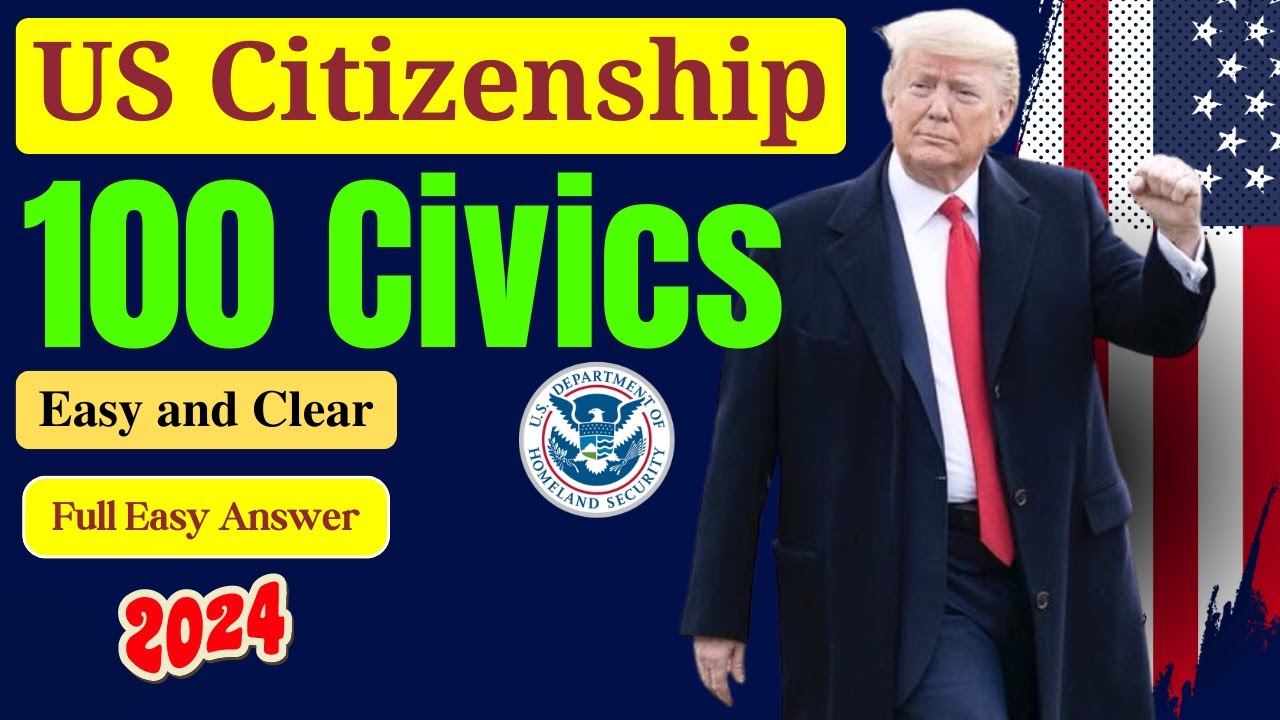 2024 Random 100 Civics Questions and Answers: US Citizenship Interview ...