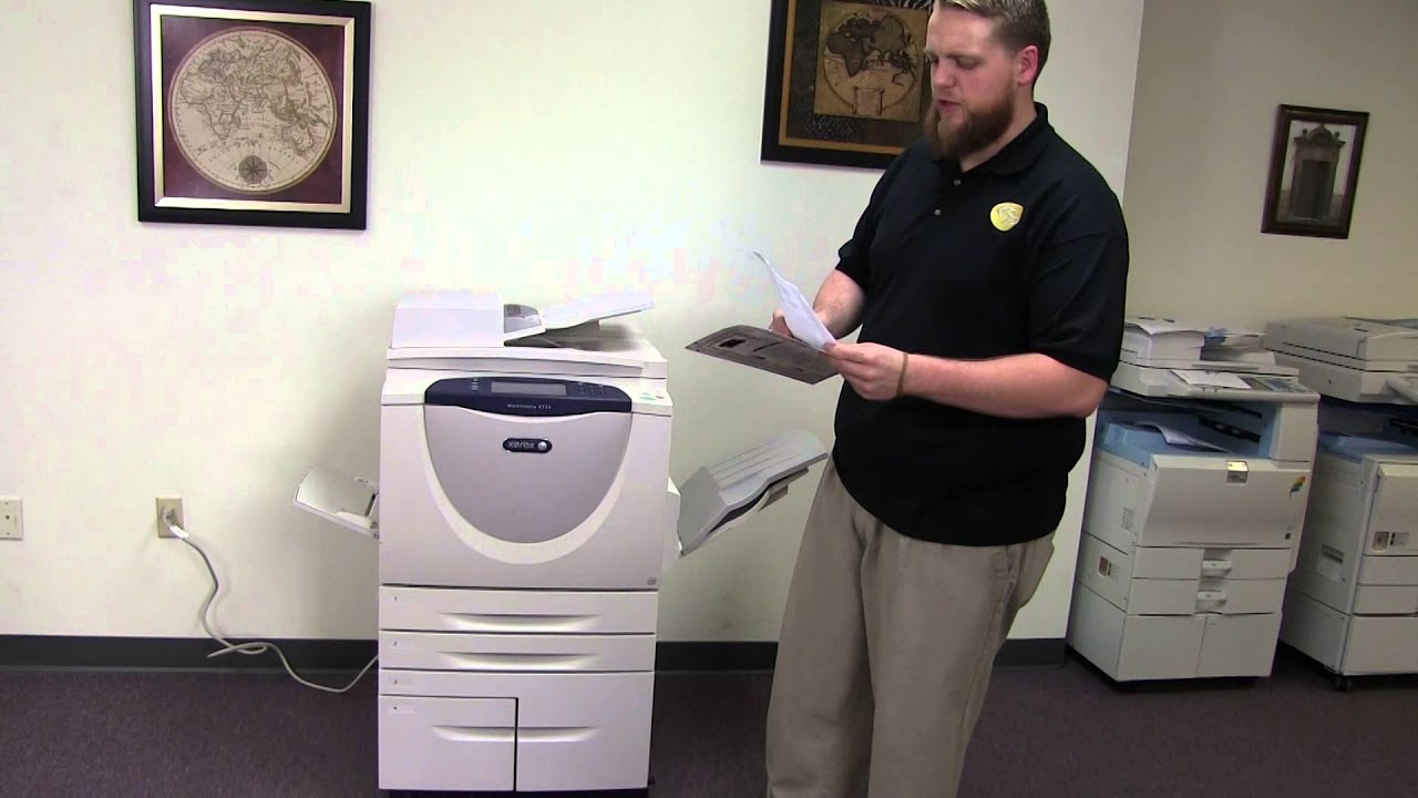 Xerox Workcentre 5735 32K - YouTube