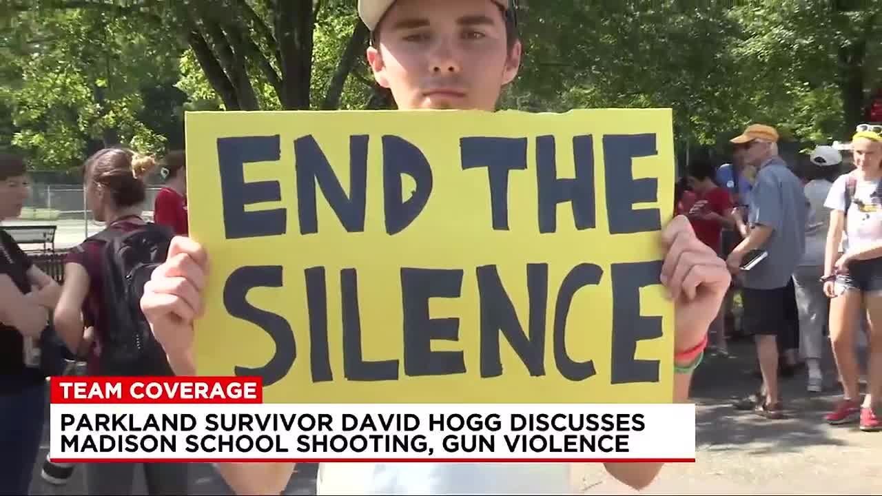 Parkland shooting survivor discusses Wisconsin school shooting, gun ...