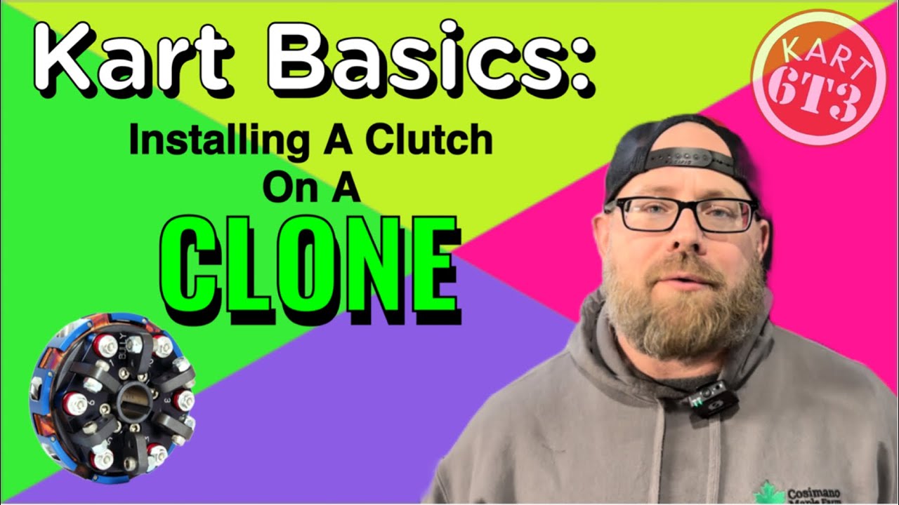 Kart Basics: Installing a clutch on a clone engine - YouTube
