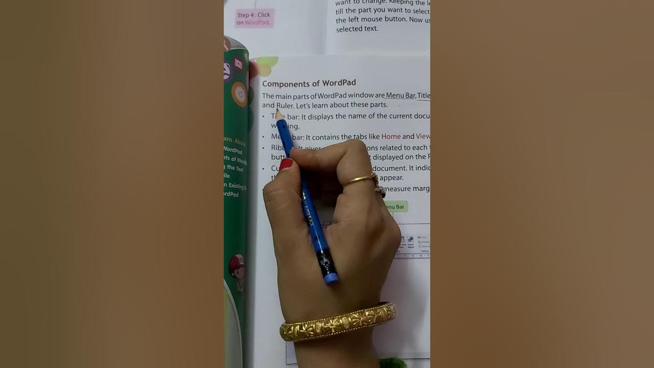 Typing in wordpad class -2(part -1) - YouTube