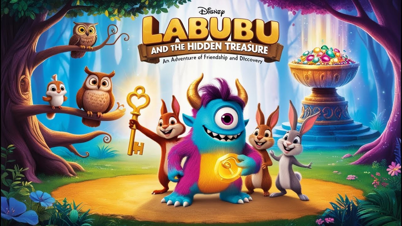 💎"Labubu & The Hidden Treasure" - Kids Story Before Sleep - English ...