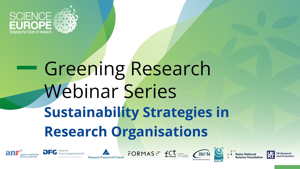 Greening Research 1: Sustainability Strategies in Research ...