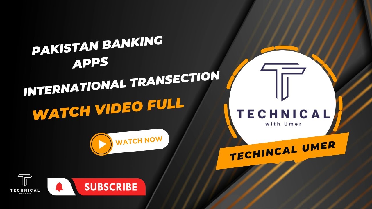 International transaction || Android apps || Technical with Umer - YouTube