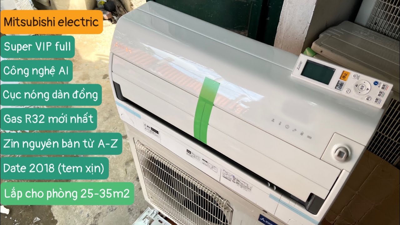 Điều hoà Nhật bãi hàng tuyển chọn. Mitsubishi MSZ-ZW5618 date 2018 (tem ...