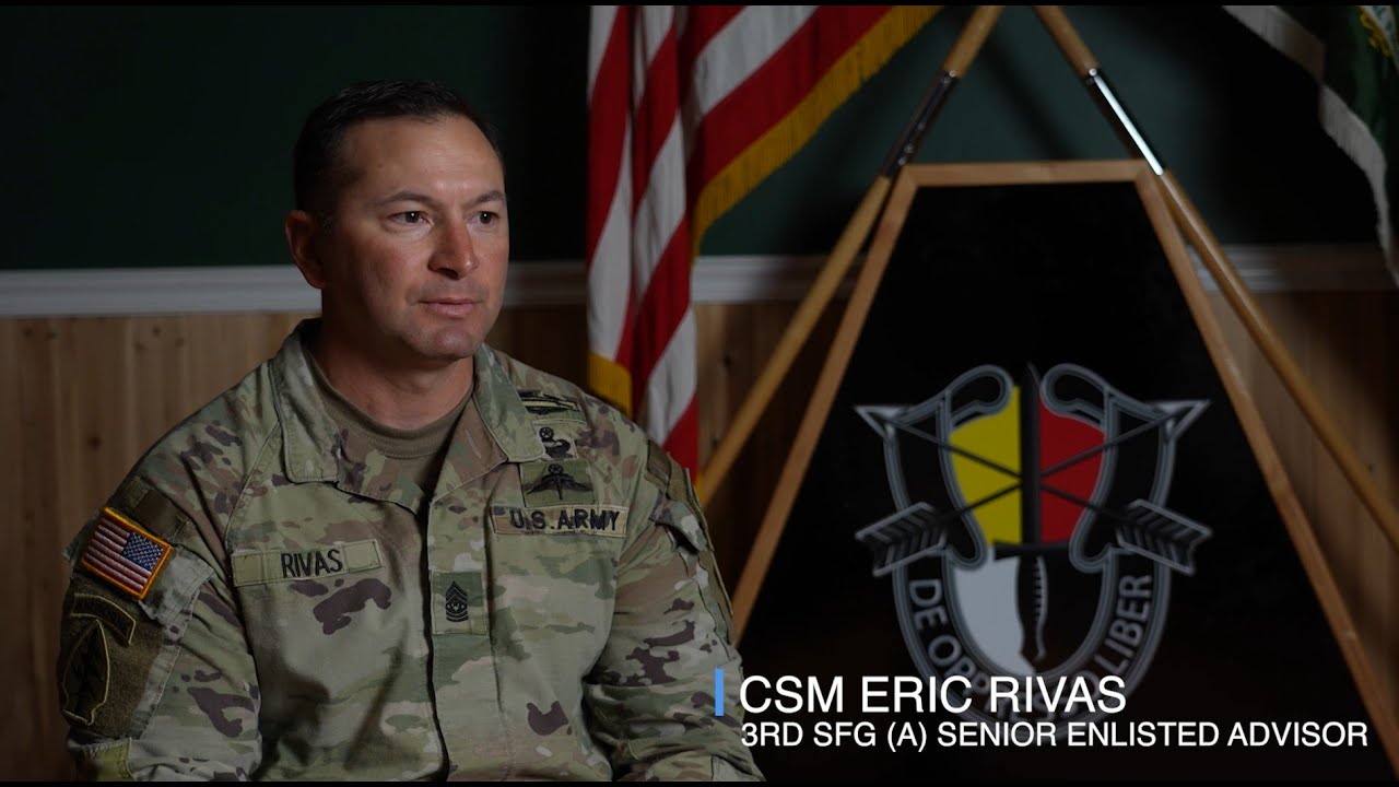3rd Special Forces Group (Airborne): CSM Eric Rivas Talks Importance of ...