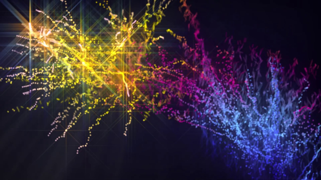 4K Sparkling Trails ~ Colorful Motion Background for Edits ~ AA-vfx VJ ...