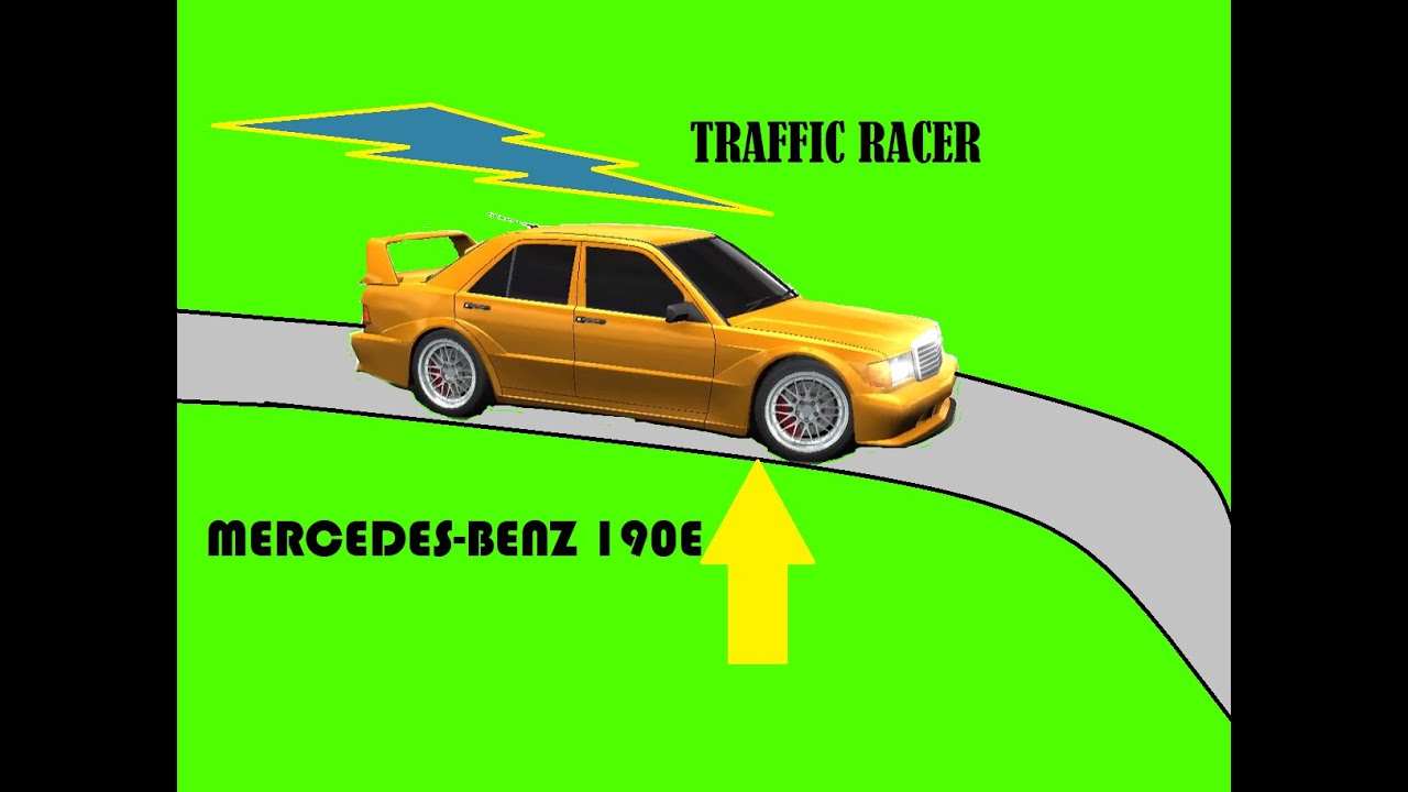 Traffic racer. New cars Mercedes 190E. - YouTube