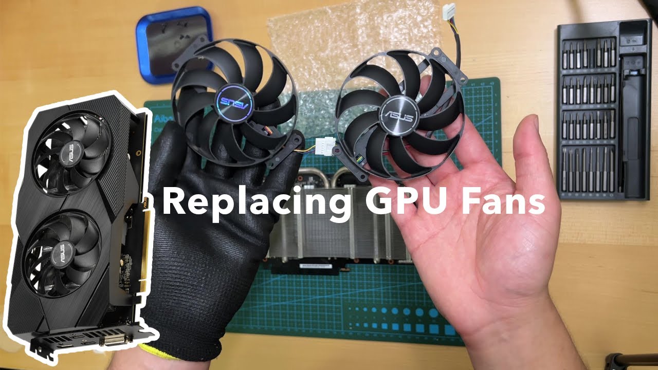 Replacing Fans on a ASUS RTX 2060 - YouTube