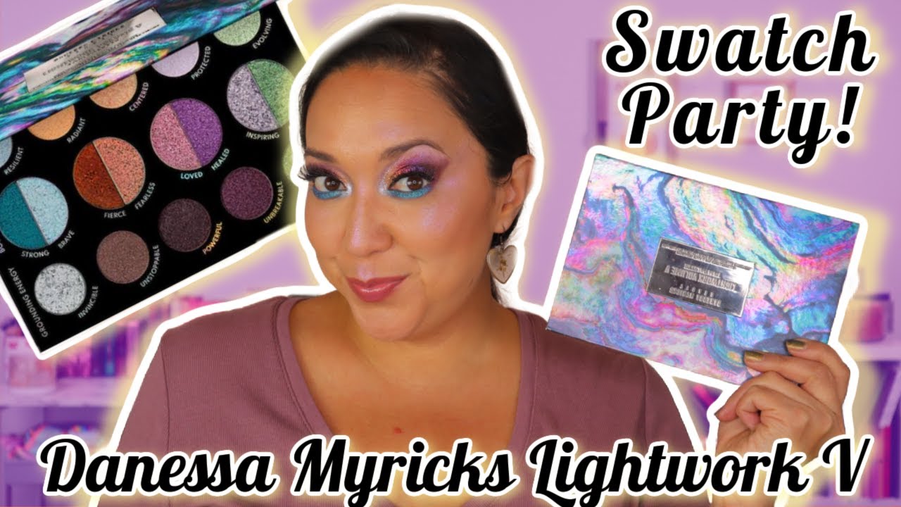 New! Danessa Myricks Lightwork V I Am Palette | Swatch Party & Looks ...