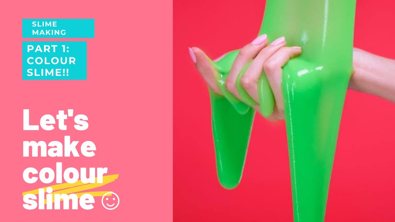It's alive! Slime | DIY Slime | Part 1: Colour slime | Crafty Prinzzzes ...