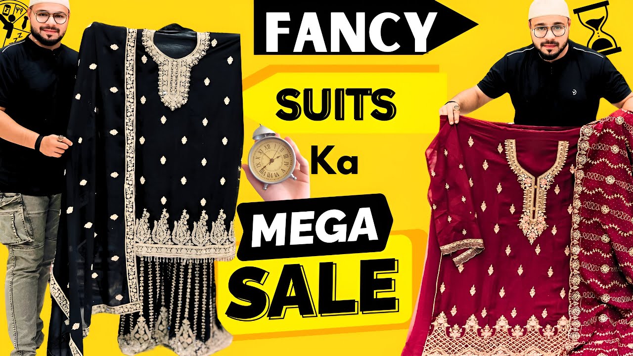 FANCY SUITS KA DHAMAKA! 350 Rs Mein Heavy Garara, Pakistani Dresses ...