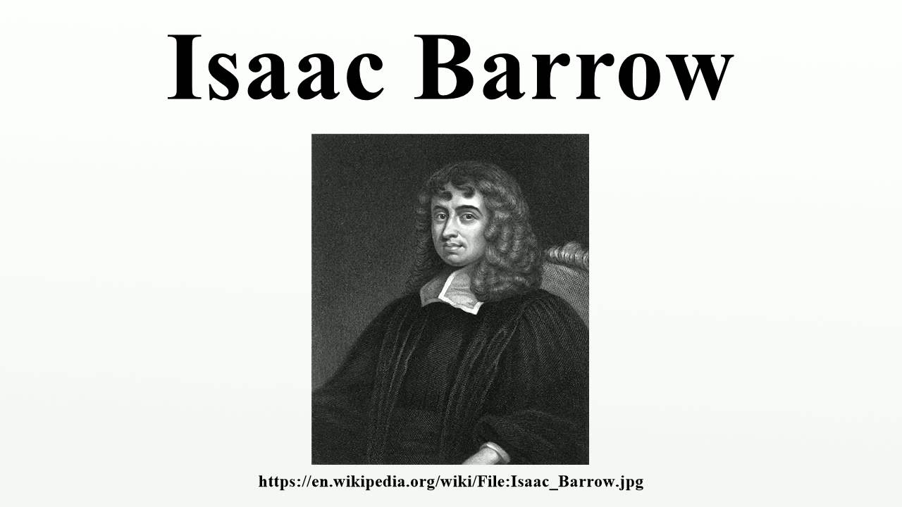 Isaac Barrow - YouTube