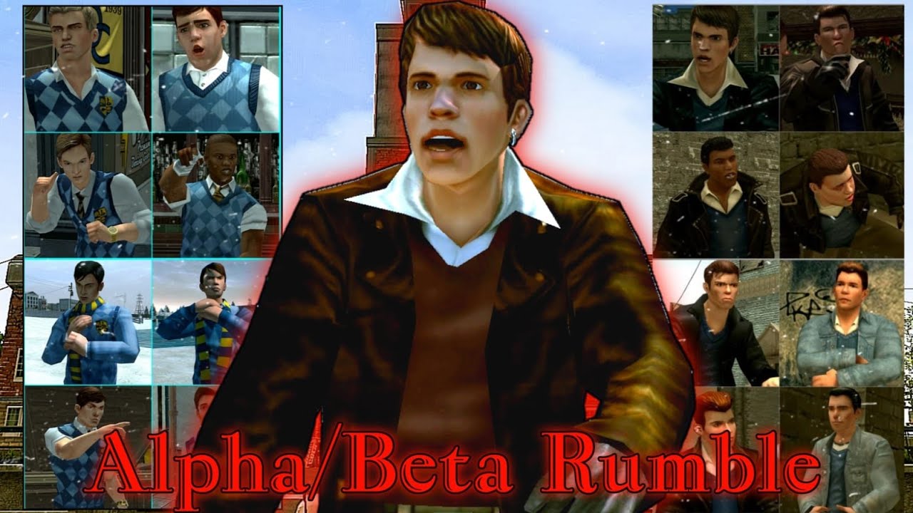 Bully A.E. fight: Greasers (Alpha) VS Preppies (Beta) - YouTube