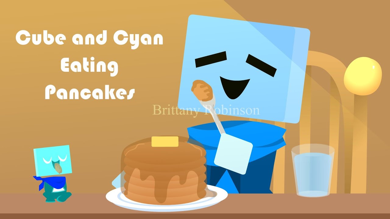 🎵Pink Corruption 🔺 Pancakes For Breakfast (this time) 😂 | Cube And Cyan ...