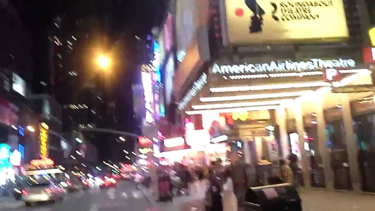 New York City up-close - A surrealistic tour of Times Square at night ...
