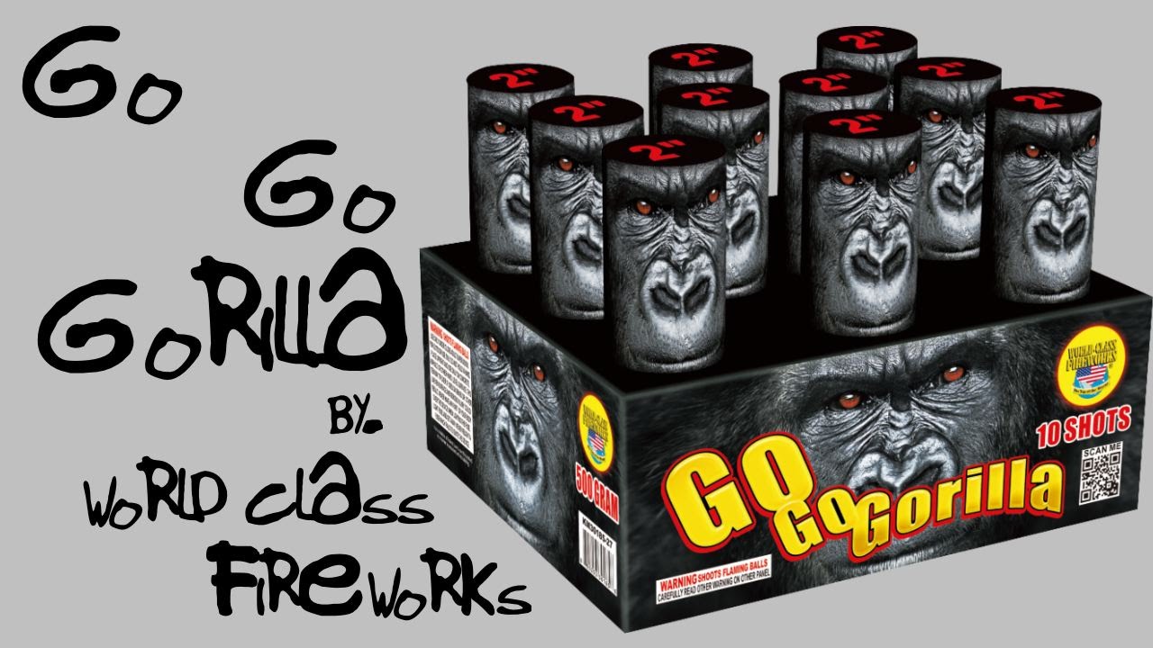 Go Go Gorilla By World Class Fireworks 500 Gram - YouTube