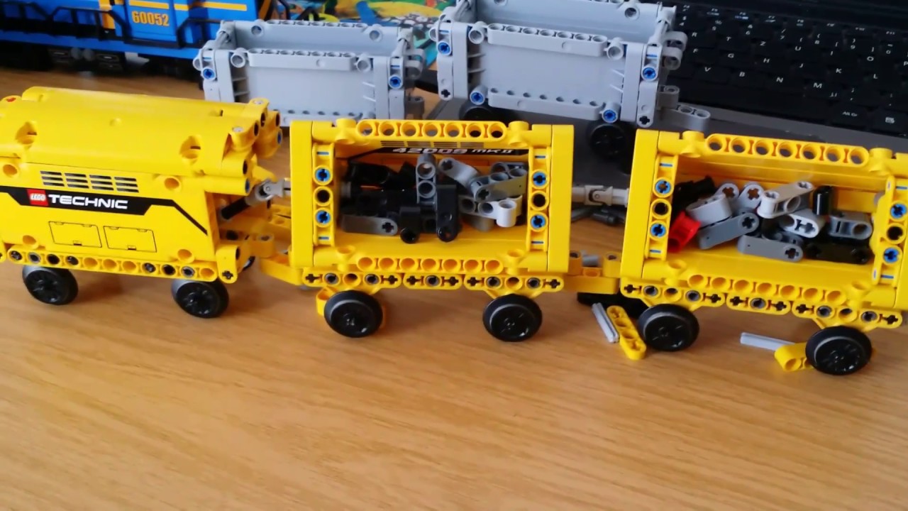 LEGO Technic train lorries tilting test powerfunctions servo motor ...