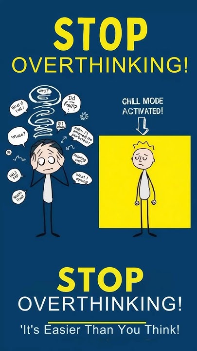 How to Stop Overthinking Everything 3 Simple Tricks to Clear Your Mind ...