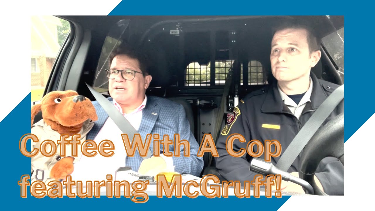 Coffee With A Cop featuring McGruff! - YouTube