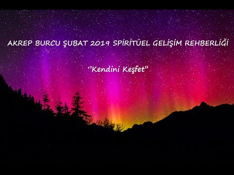 AKREP BURCU ŞUBAT 2019 SPİRİTÜEL GELİŞİM REHBERLİĞİ 💝