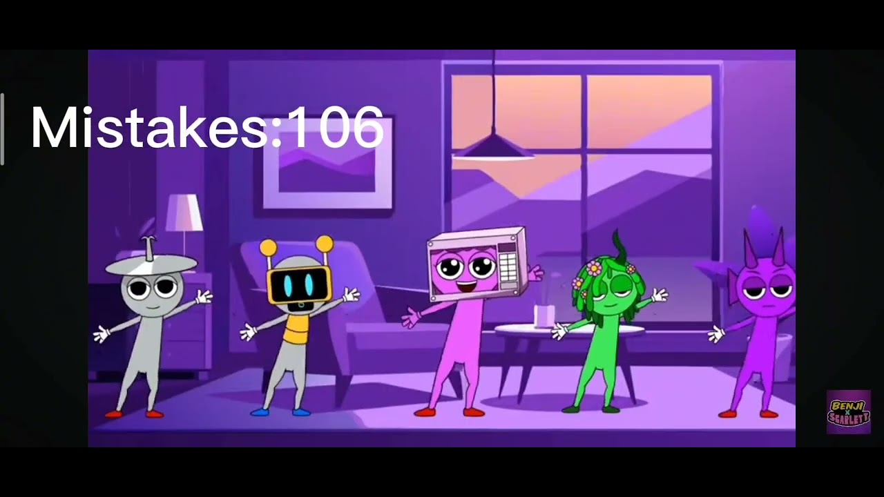 All Mistakes From Sprunki Lily Microwave Song + Evil Sprunki Song - YouTube