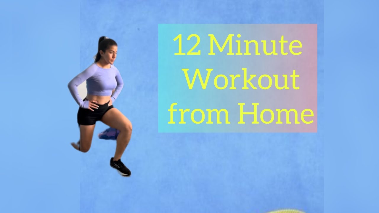 12 Minutes Workout from home- 5 moves workout for runners - YouTube
