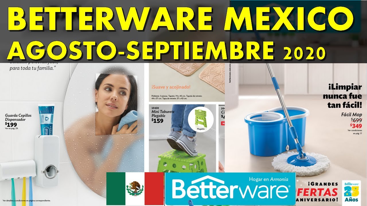 Betterware Mexico Agosto Septiembre 2020 Catalogo Promo 8 - YouTube