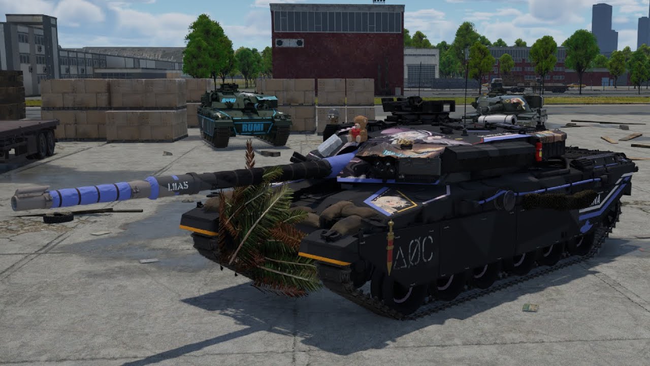 【War Thunder | 戰爭雷霆】🌟 - Gameplay × Girls und Panzer | Challenger DS ...