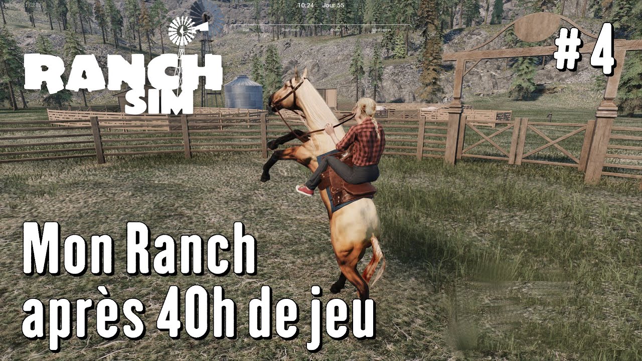Ranch Simulator - Let's Play #4 - Mon Ranch après 40h de jeu ! - YouTube