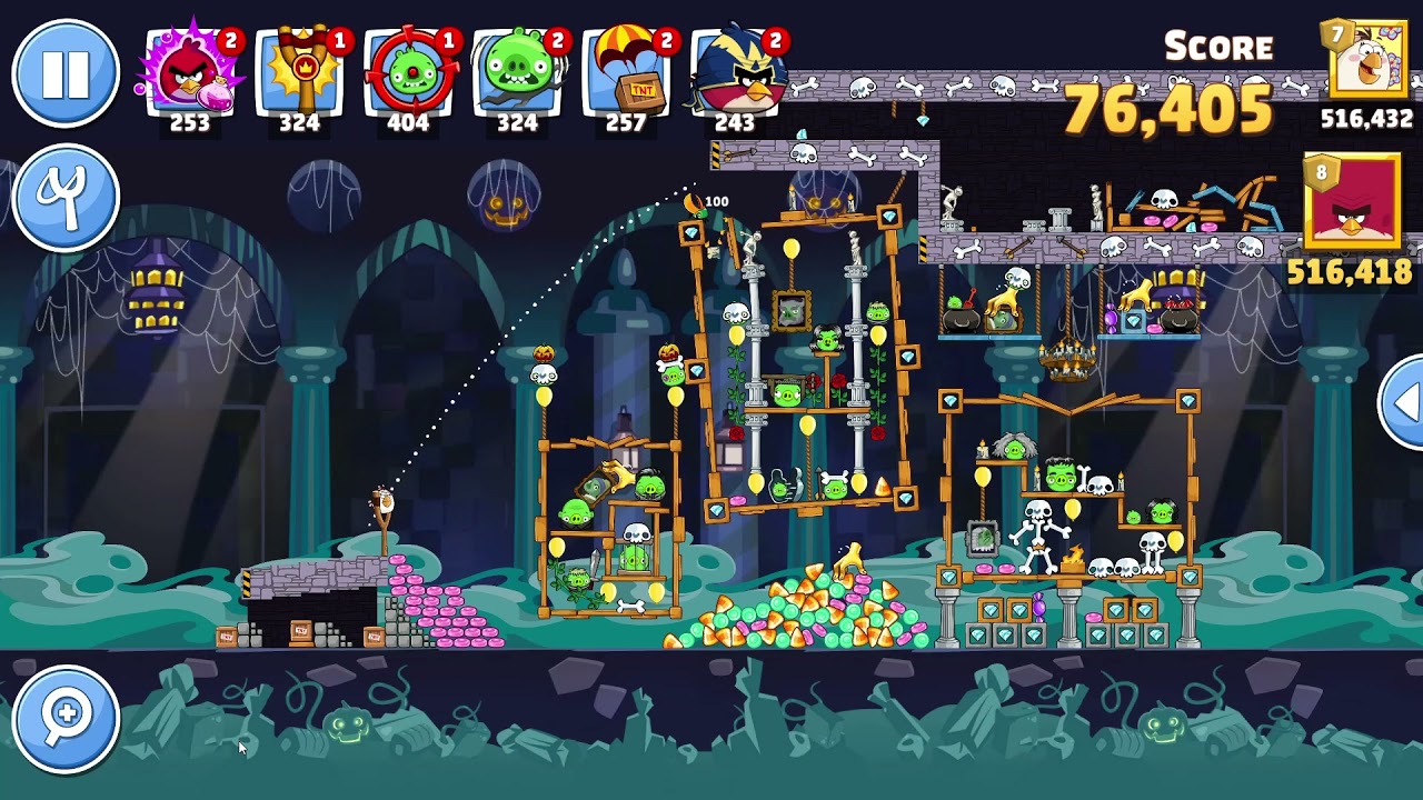 Angry Birds Friends Level 5 Tournament 995 three stars NO POWER-UP ...