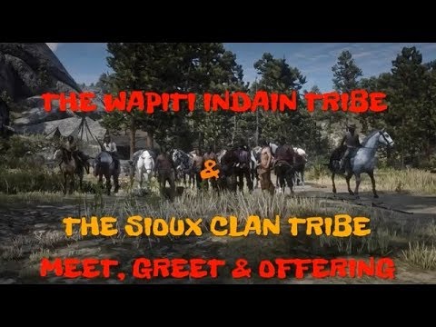 Red Dead Redemption 2 Native Americans| The Wapiti Indian Tribe & Sioux ...
