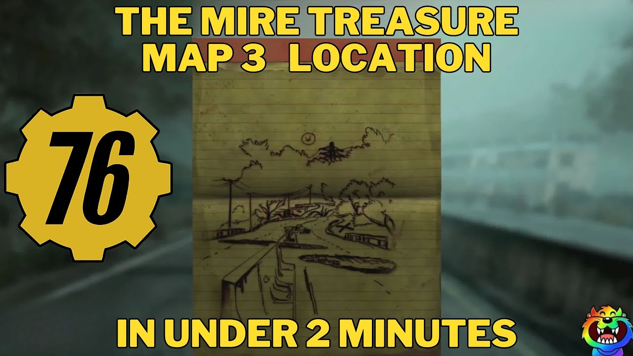 How to Find the The Mire treasure map 3 in #fallout76 #fallout76guide ...
