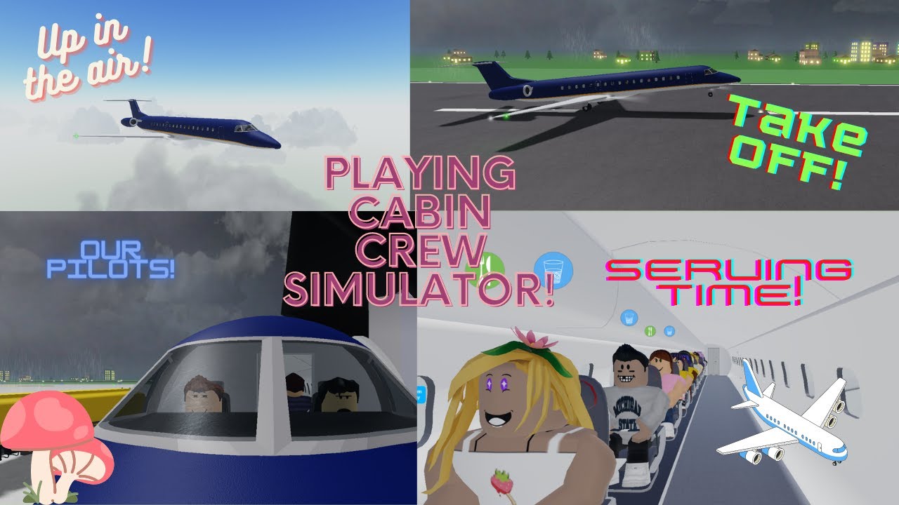 Playing CABIN CREW SIMULATOR In Roblox! - YouTube