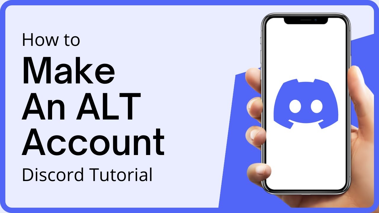 How To Make An ALT Account On Discord (2023) - YouTube