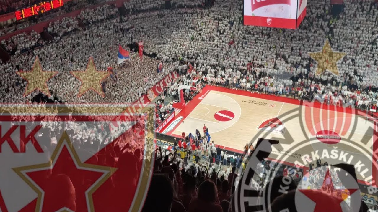 GREATEST BASKETBALL DERBY ATMOSPHERE - RED STAR vs PARTIZAN BELGRADE ...