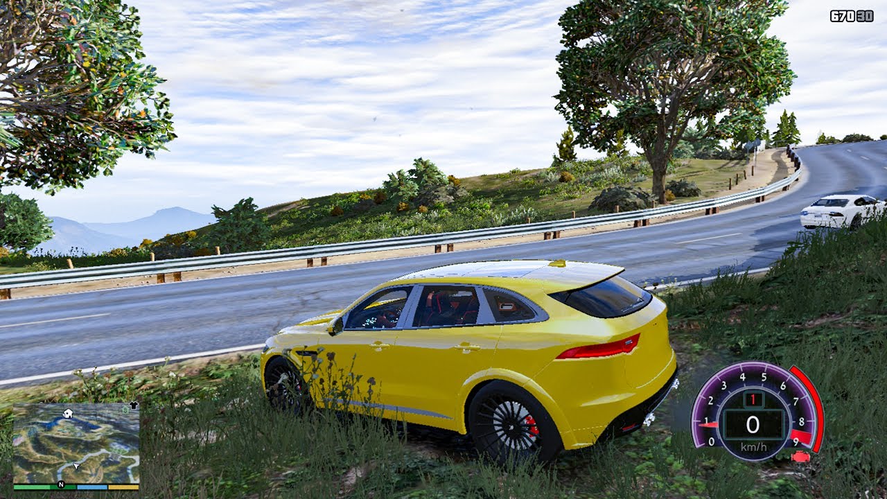 Jaguar F-pace | offroad | realistic driving | 4k 60fps - YouTube