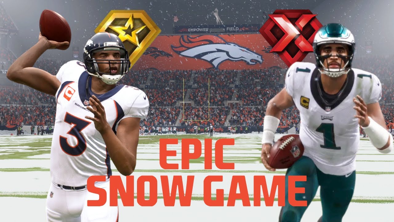 BREAKOUT Quarterback & SNOW Game | Madden 24 Broncos Franchise EP. 33 ...