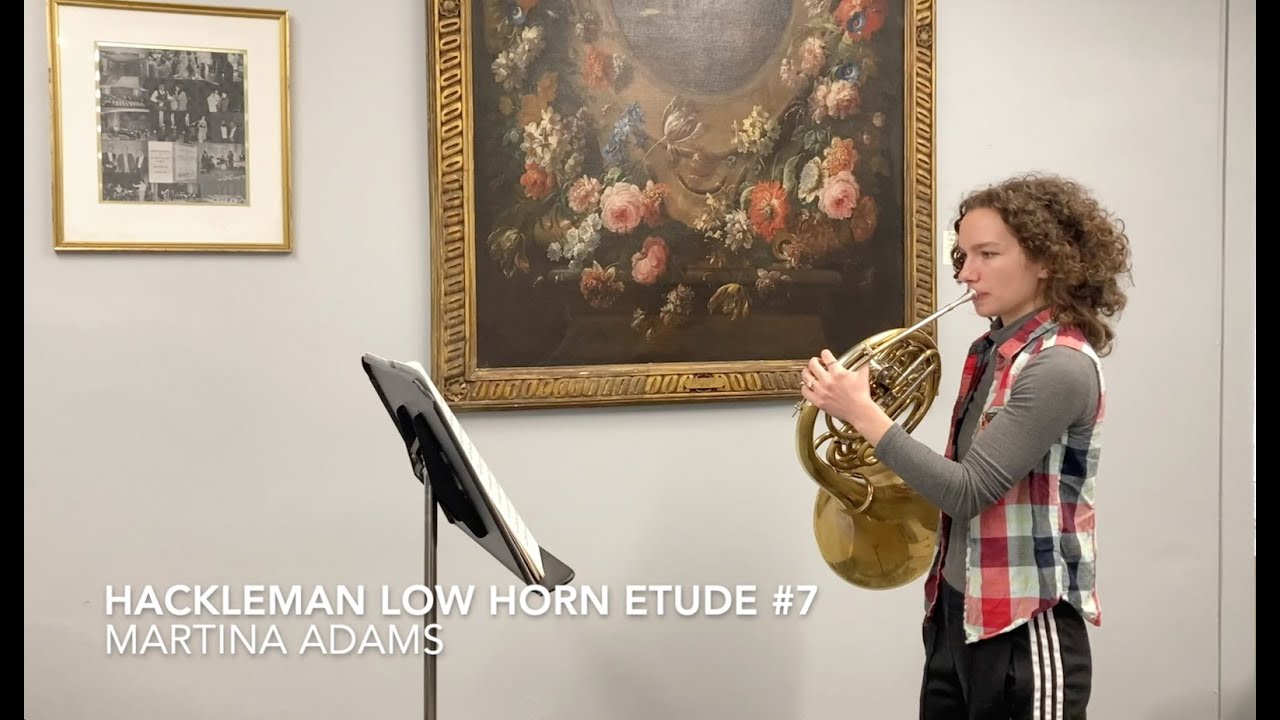 Hackleman Low Horn Etude #7 - YouTube