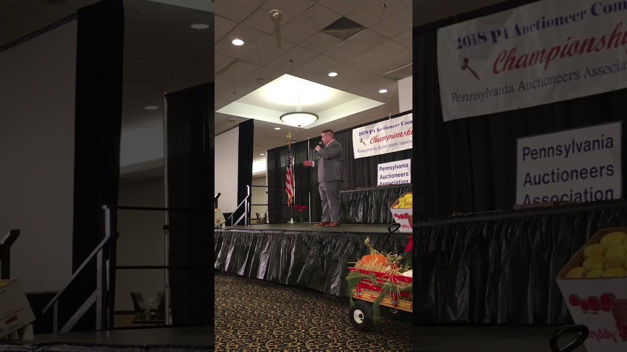 Jake Yoder 2018 Pennsylvania Auctioneer Champion - YouTube