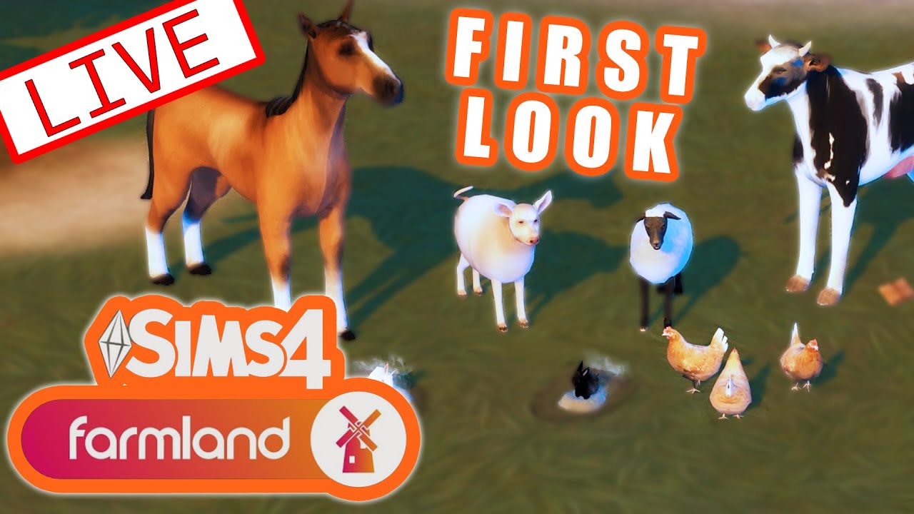 FARMLAND MOD - RIVAL Family Farm - The Sims 4 || LIVE - YouTube