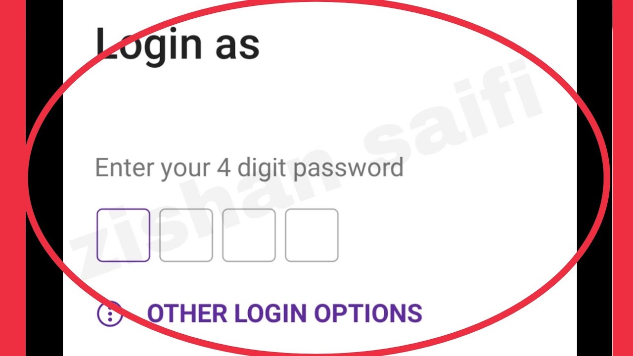 PhonePe Fix Login as Enter your 4 digit Password Problem solve in ...
