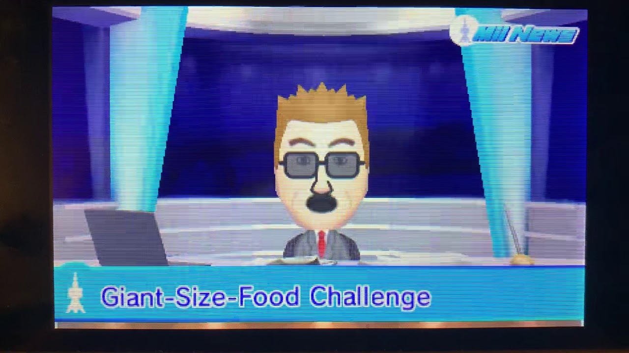Tomodachi Life - Mii News - Giant-Size-Food Challenge - Day 12 - YouTube
