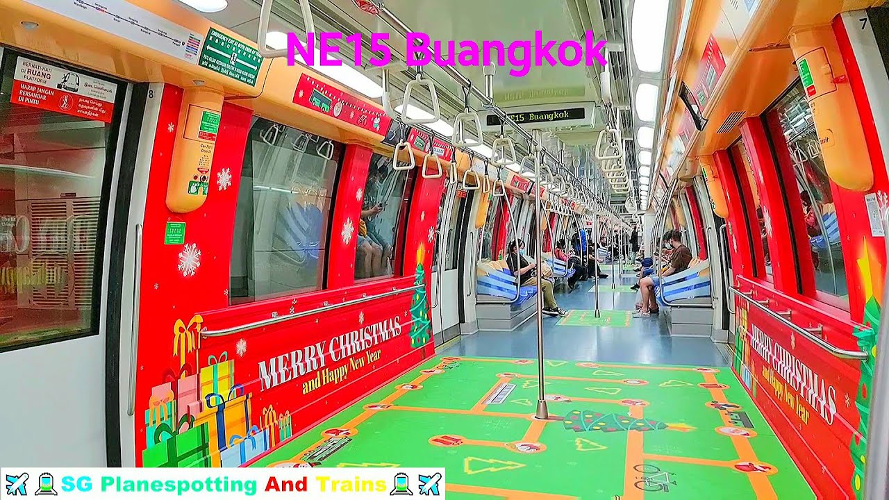 [Last Train Christmas Eve] SBS Transit North East Line ALSTOM ...