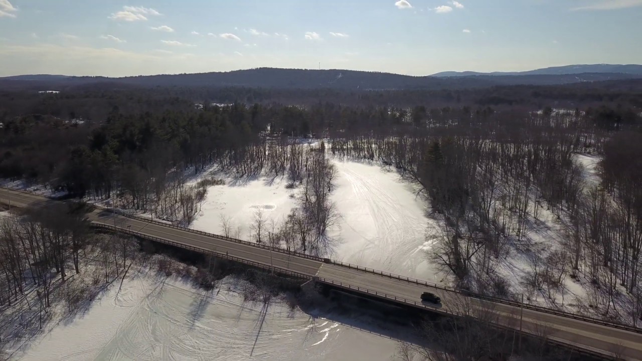 Nezinscot River Flyover - Long Run - YouTube