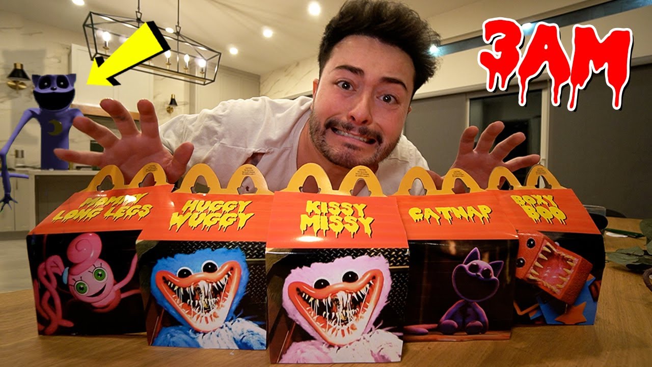 DO NOT ORDER ALL POPPY PLAYTIME HAPPY MEALS AT 3 AM!! (WE GOT ATTACKED ...
