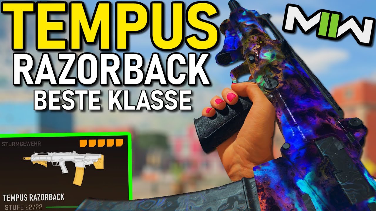 DIESE TEMPUS RAZORBACK KLASSE MACHT ALLES PLATT in MODERN WARFARE 2 ...