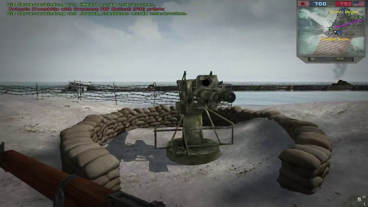 Forgotten Hope 2 Custom Maps - Tarawa - Japanese side - YouTube